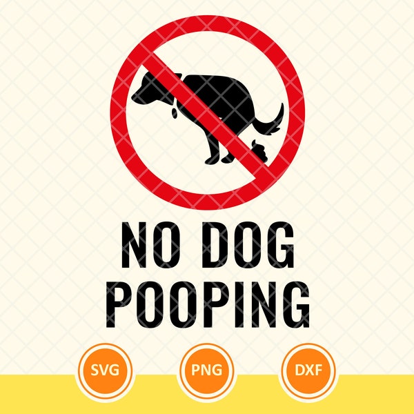 No Poop Zone Signs - Etsy