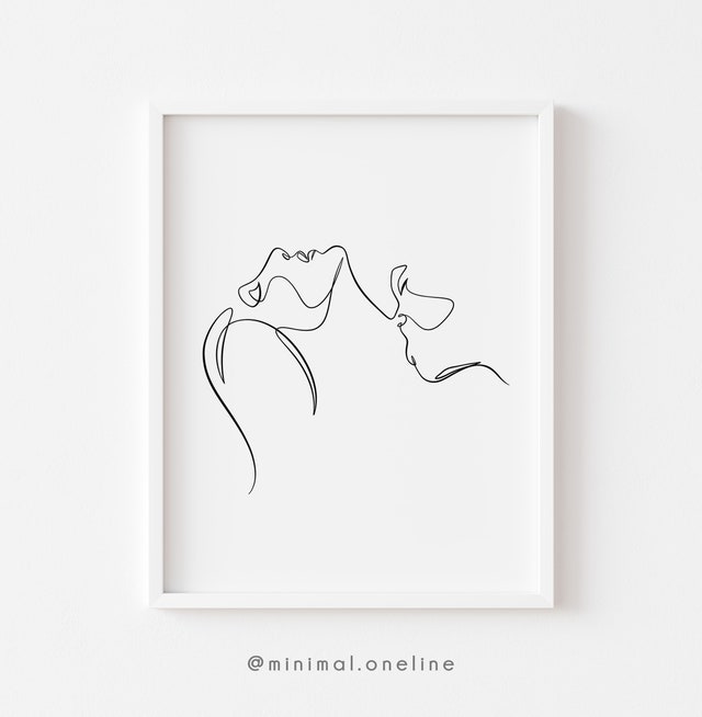 MinimalOneLine - Etsy