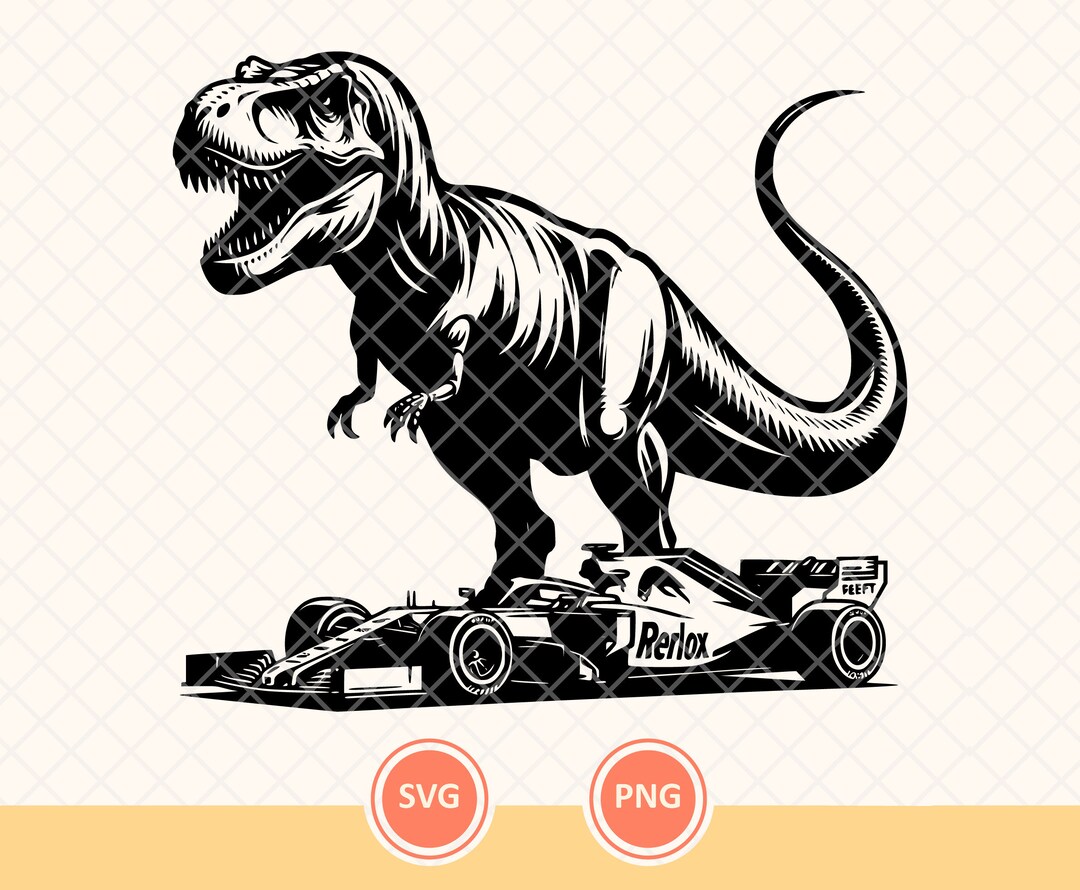 T-rex Dinosaur Svg, Formula 1 Car Svg, Formula Racing, Digital Design ...