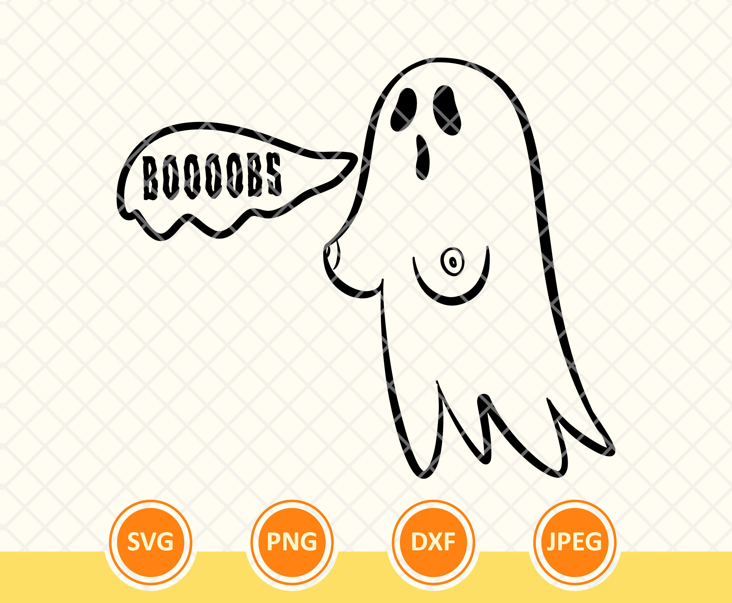 Ghost With Boobs Svg, Boobs Svg, Erotic Art, Funny Erotic T-shirt Print, Ghost Decal. Cricut ...