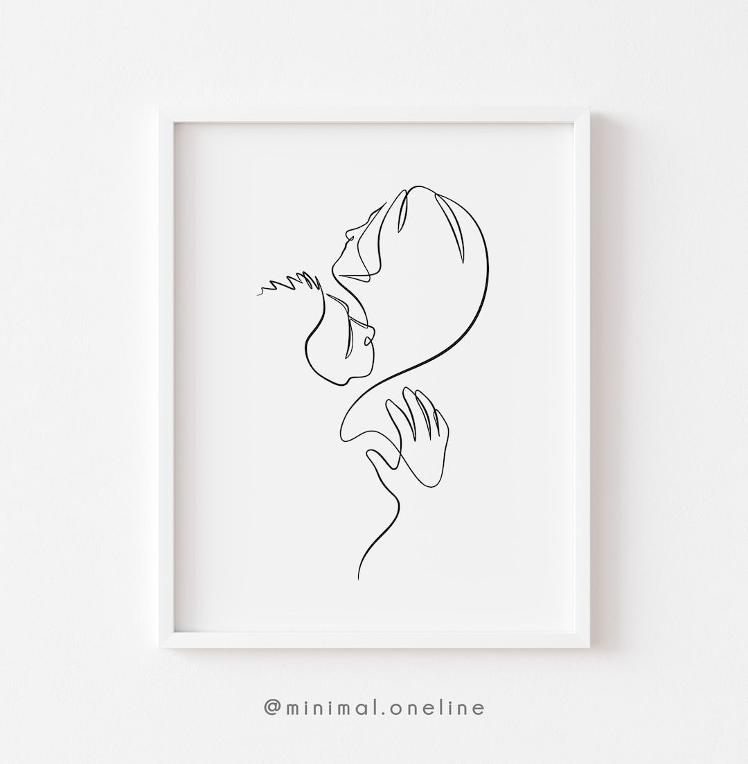 Sex Pose Line Drawing Sexy Couple Print Erotic Line Art Sexy Illustration One Line Wall Art