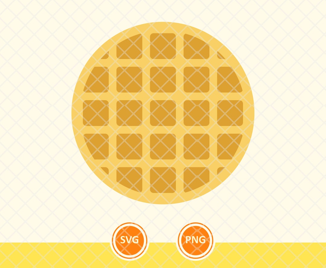 Waffle Svg, Circle Waffle Png, Waffle Clipart, Waffle Sublimation ...