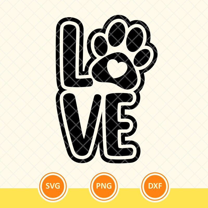Dog Love Svg - Etsy