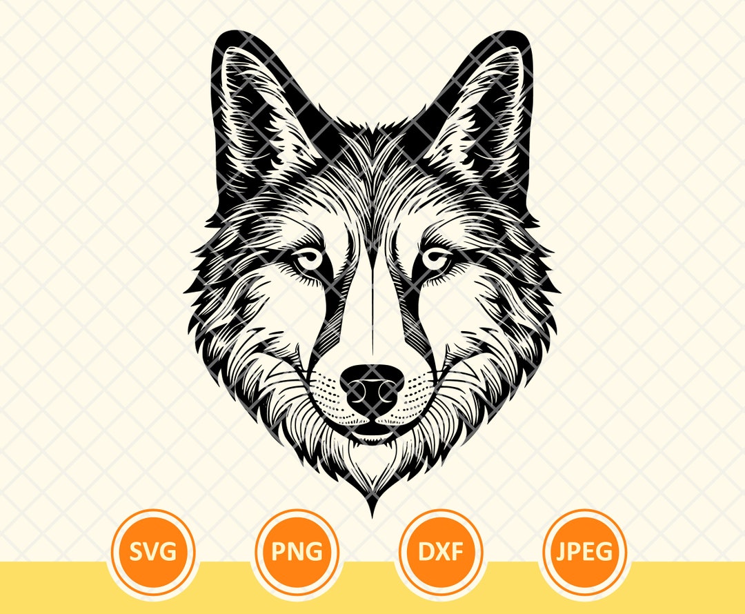 Portrait de loup SVG, tête de loup SVG, meute de loups SVG, silhouette ...