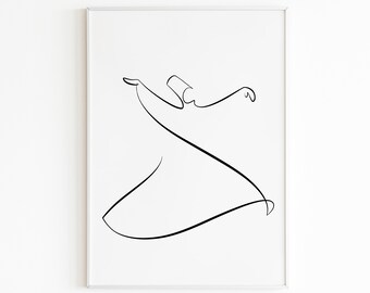 Islamic Line Art - Etsy