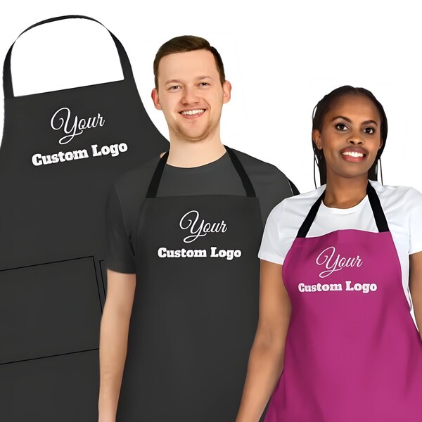 Corporate Logo Apron - Etsy