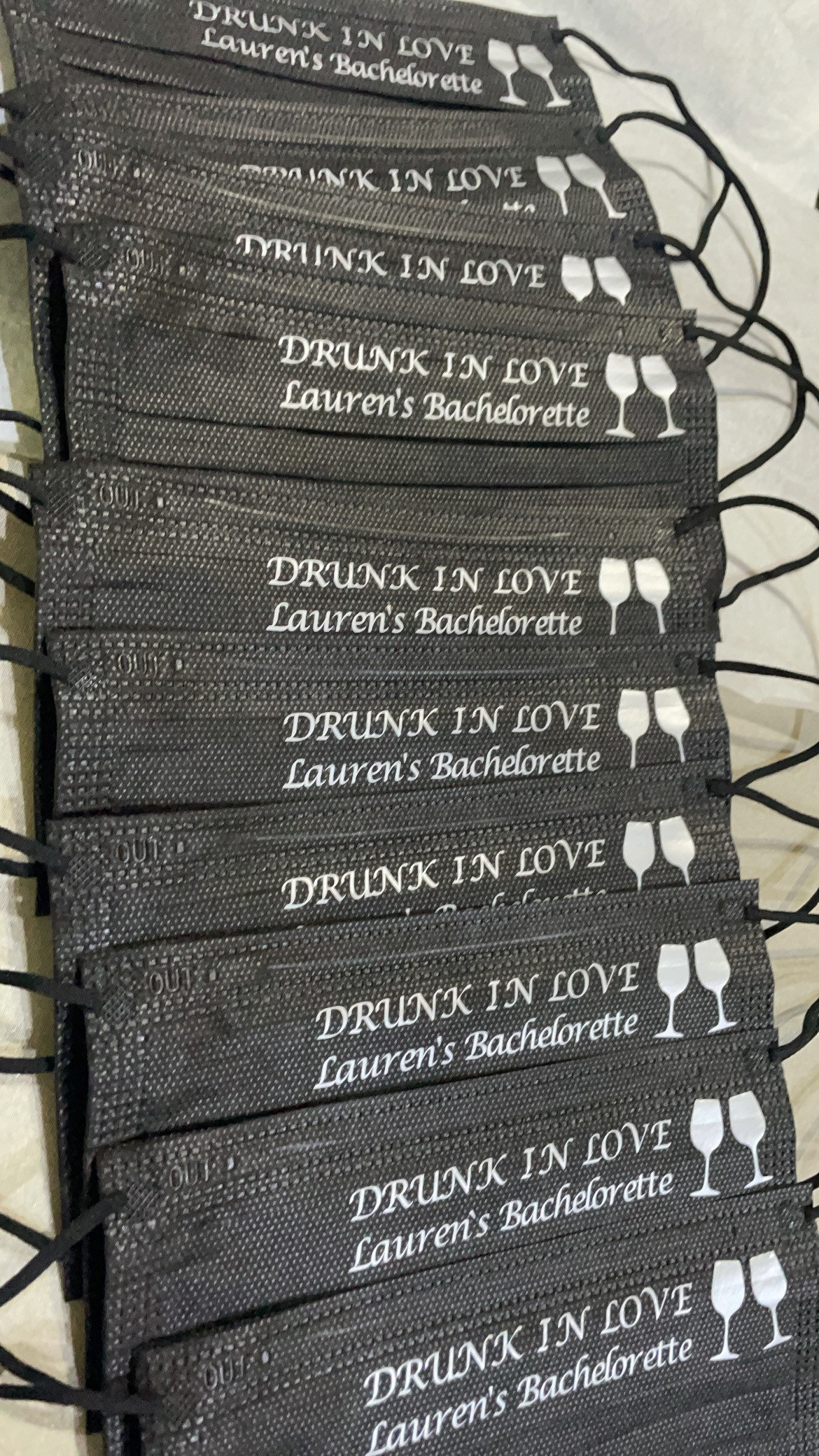 Disposable face mask Adult party favor Wedding guest mask | Etsy