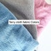 Terry Cloth Makeup Bag, Terry Quilted Fabric Cosmetic Bag Toiletry ...