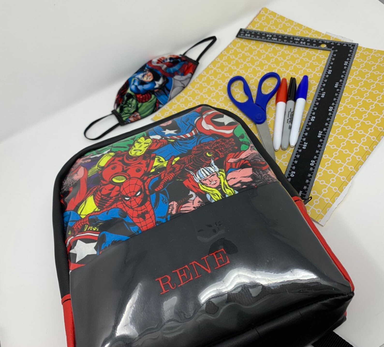 Personalized Kids Backpack Monogrammed Todler Backpack | Etsy