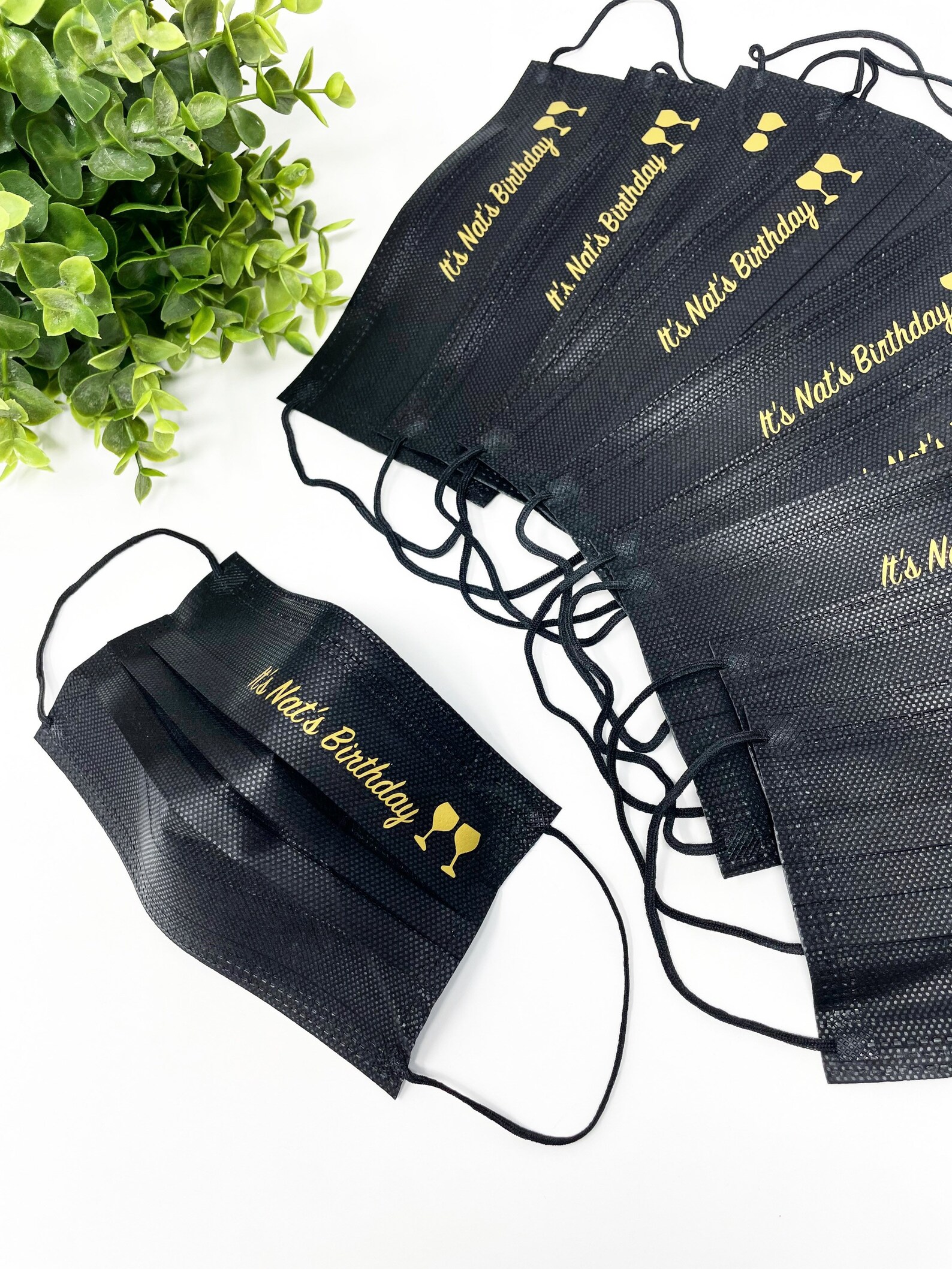 Disposable Face Mask Adult Party Favor Wedding Guest Mask - Etsy