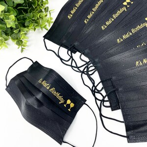 Disposable Face Mask, Adult Party Favor, Wedding Guest Mask, Wedding ...