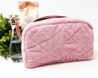 Terry Quilted Makeup Bag - Etsy