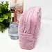 Terry Cloth Makeup Bag, Terry Quilted Fabric Cosmetic Bag Toiletry ...