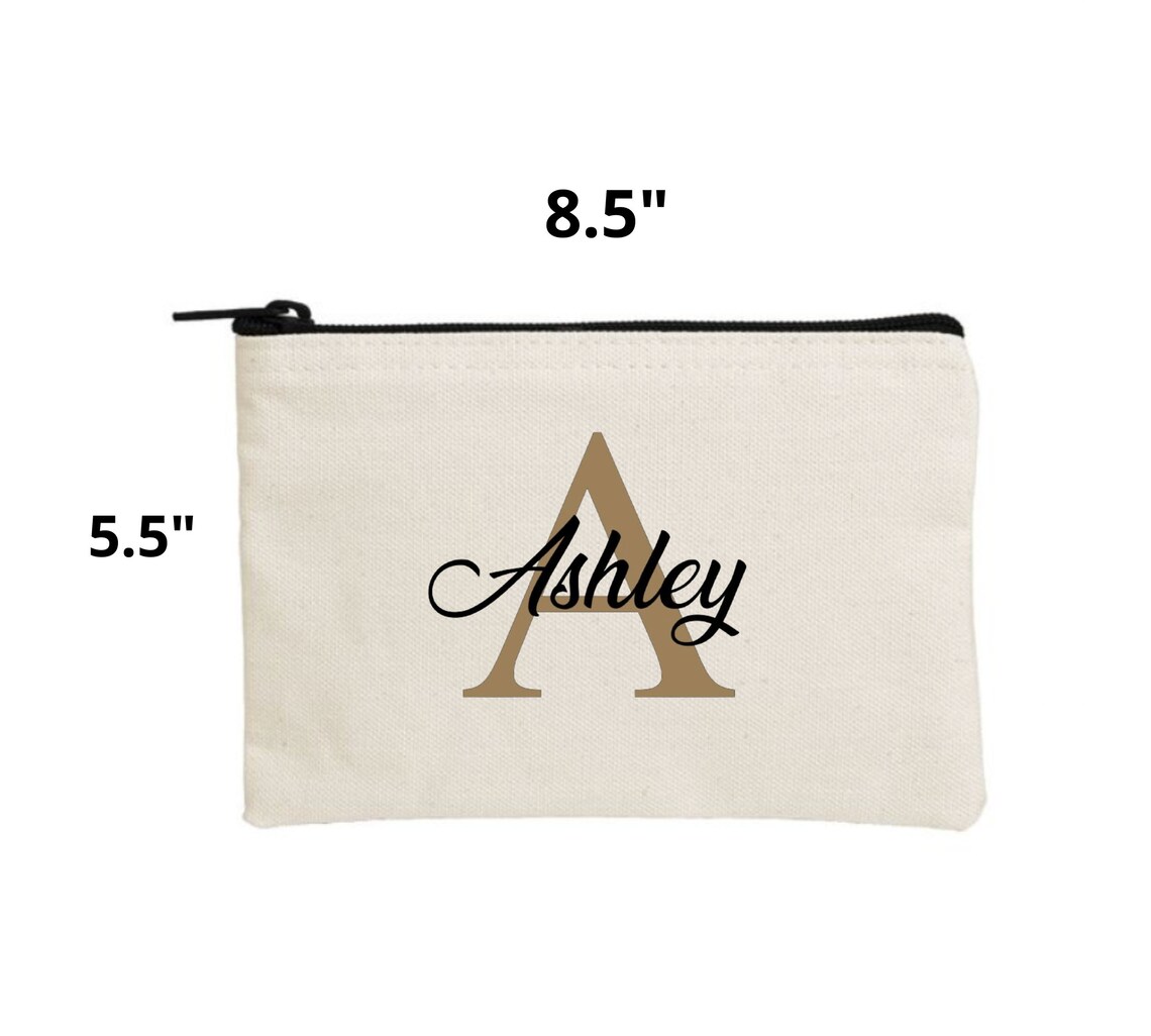 Custom Monogram Name Tote Bag, Personalized Tote Bag, Bridesmaid Gifts ...