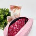 Terry Cloth Makeup Bag, Terry Quilted Fabric Cosmetic Bag Toiletry ...