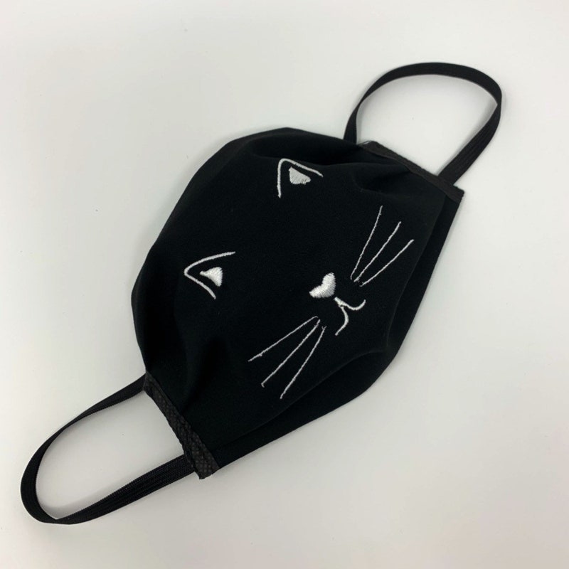 Cat Face Mask - Etsy