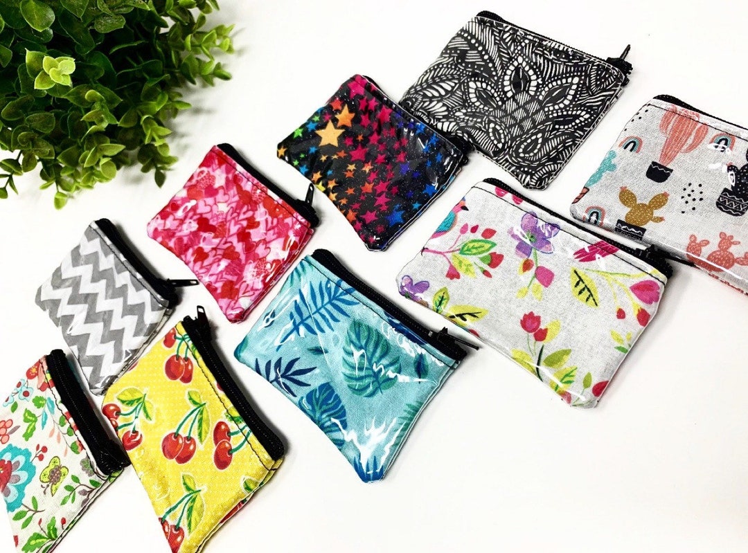 Small Zipper Coin Purse, Cute Zippered Pouch for Coins, Air Pods Holder ...