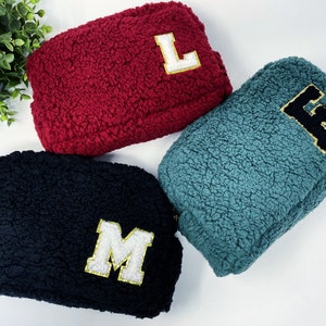 Stoney Clover, Sherpa Makeup Bag, Terry Cloth Makeup Bag, Personalized ...