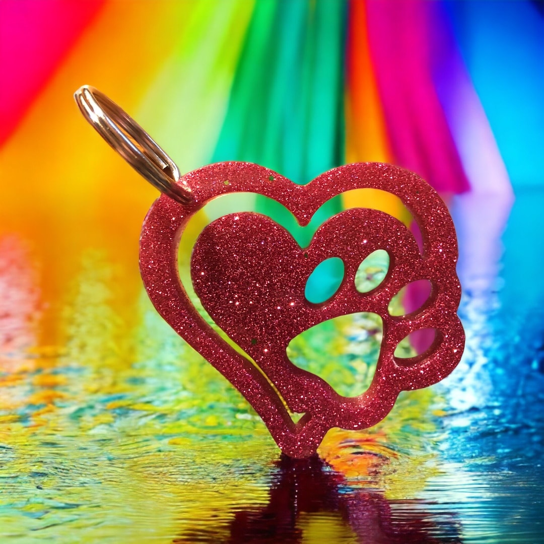 Keychains Paws Dogs Puppies - Etsy