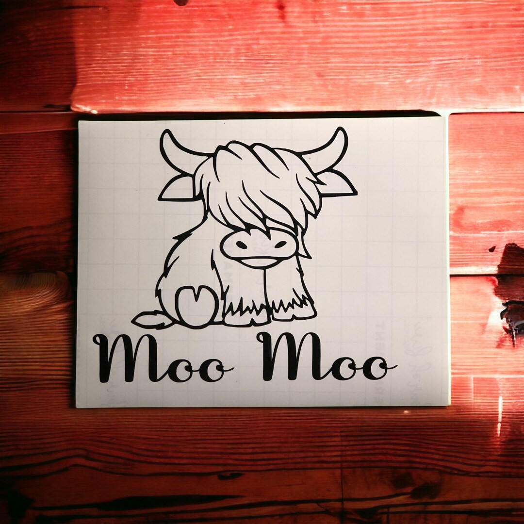 Moo Cow Decals - Etsy