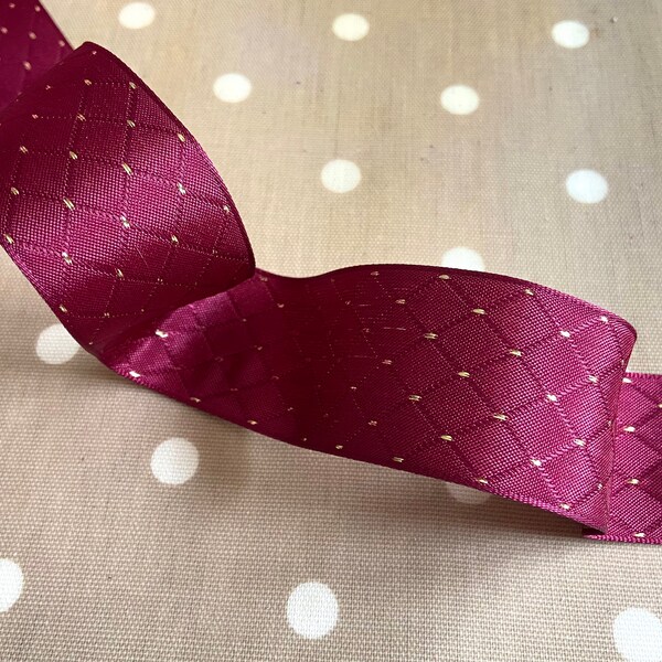 Plum Satin Ribbon - Etsy