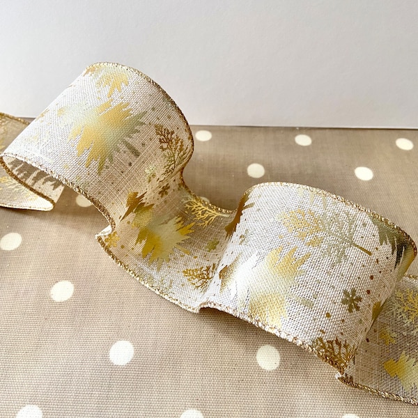 Wide Christmas Ribbon - Etsy