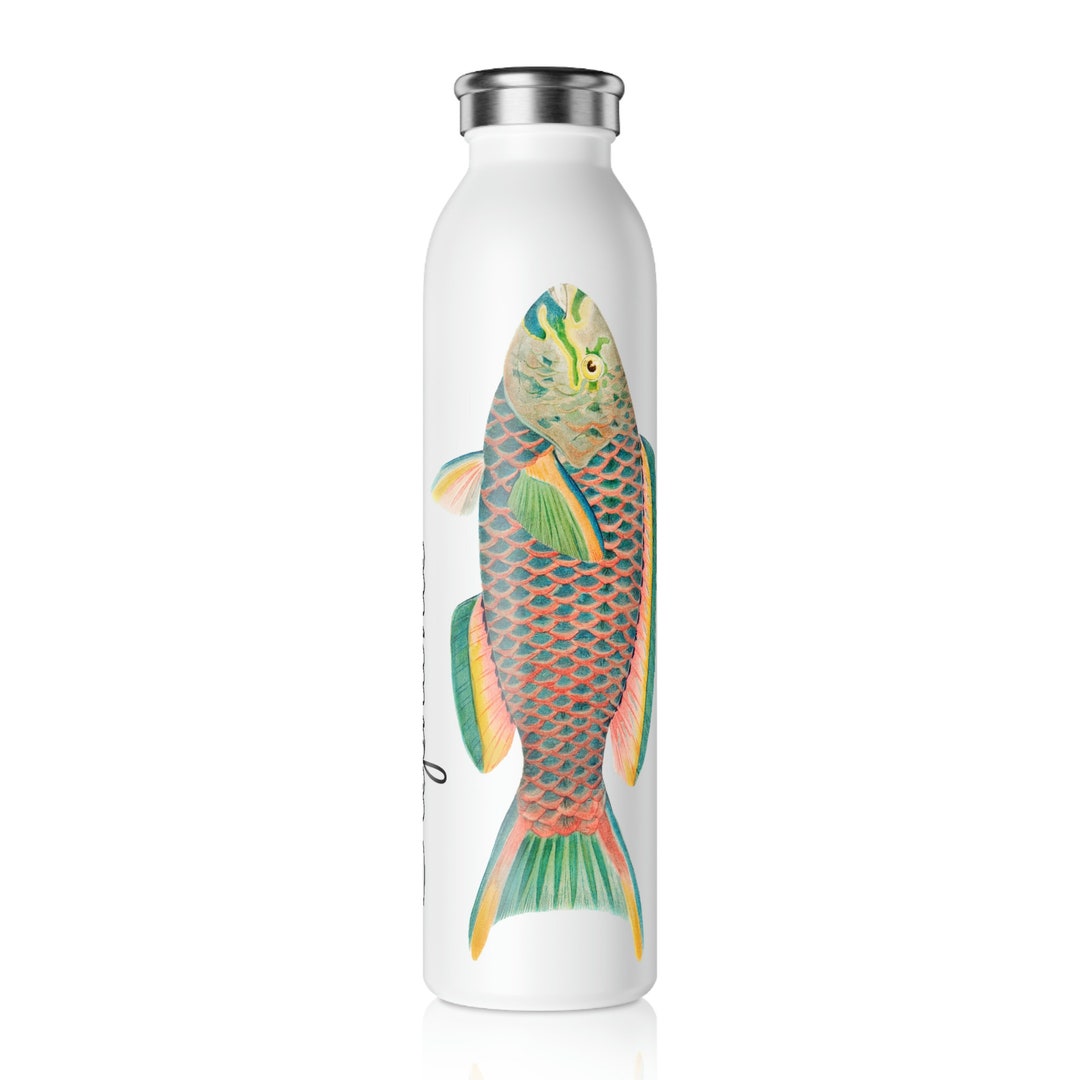 Personalized Tropical Fish Water Bottle: Insulated Stainless Steel ...
