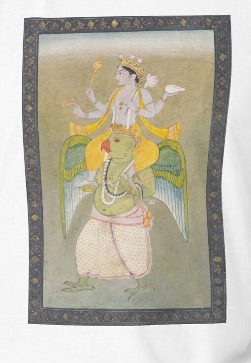 Hindu God Vishnu on Garuda T-shirt | Unique Original Historical Indian ...