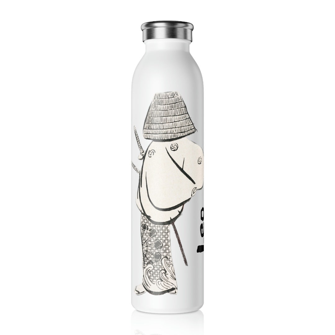 Personalized Japanese Samurai Water Bottle: Custom Insulated Stainless ...