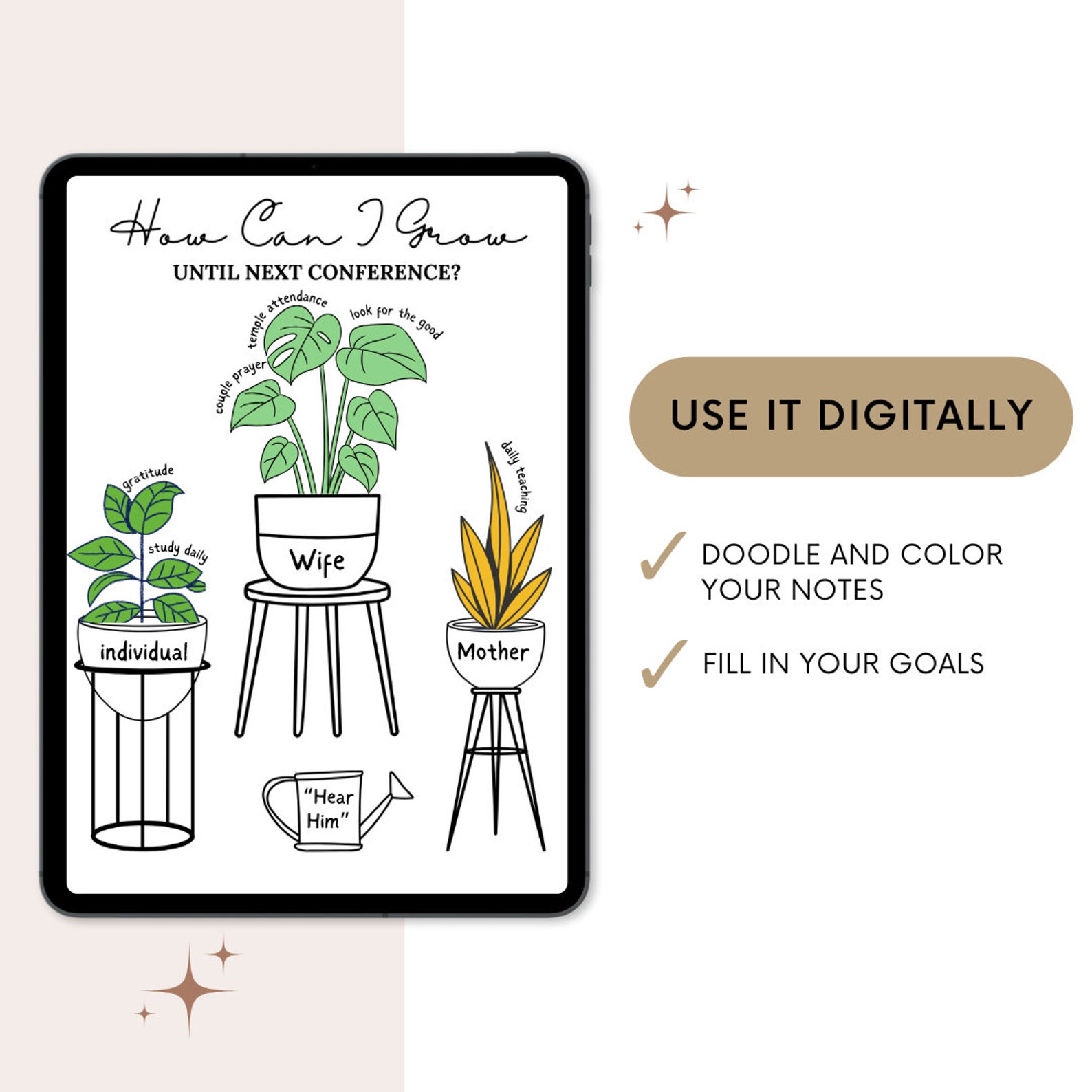 General Conference Packet for LDS GENERAL CONFERENCE Note Taking and ...