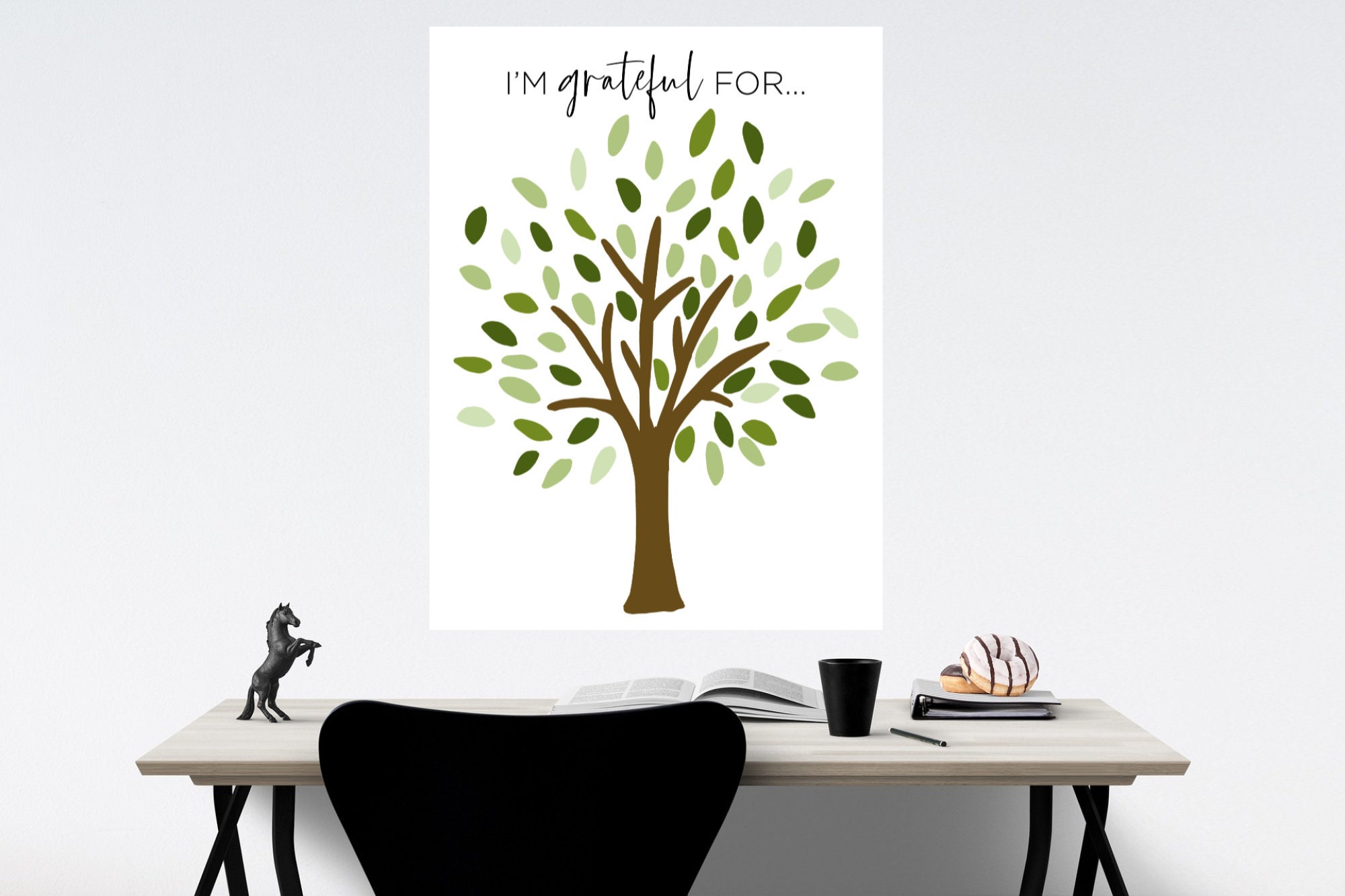 Oversized Thankful Tree (gratitude Tree) Print - Etsy