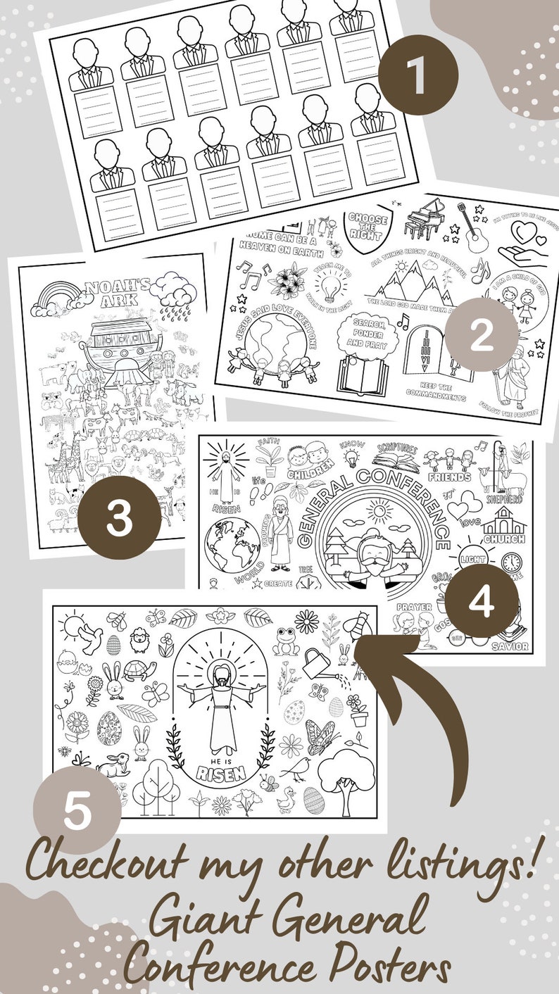 Giant General Conference Posters for General Conference 2023 Activities ...