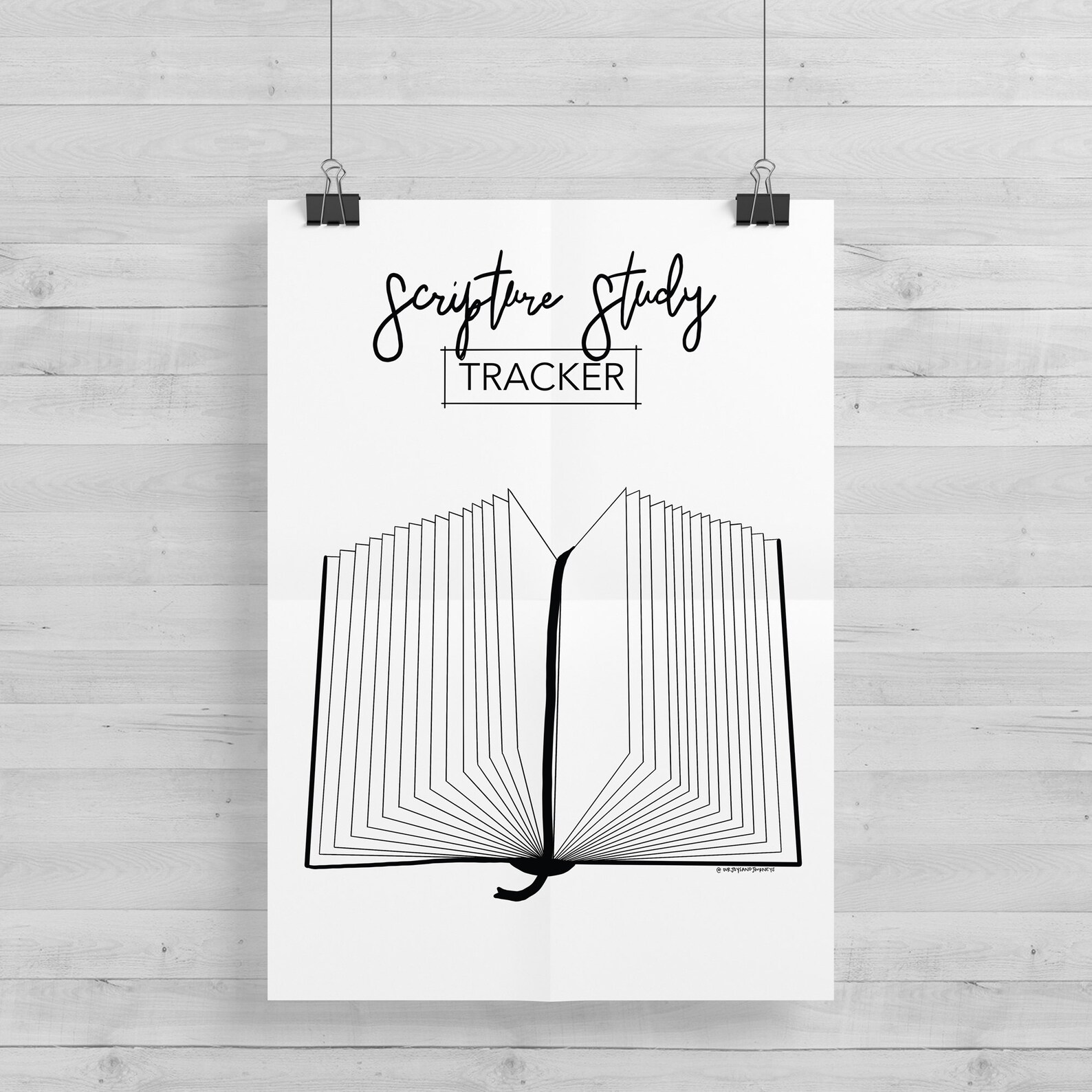 Scripture Bible Study Tracker Printable Habit Tracker for Bible Reading ...