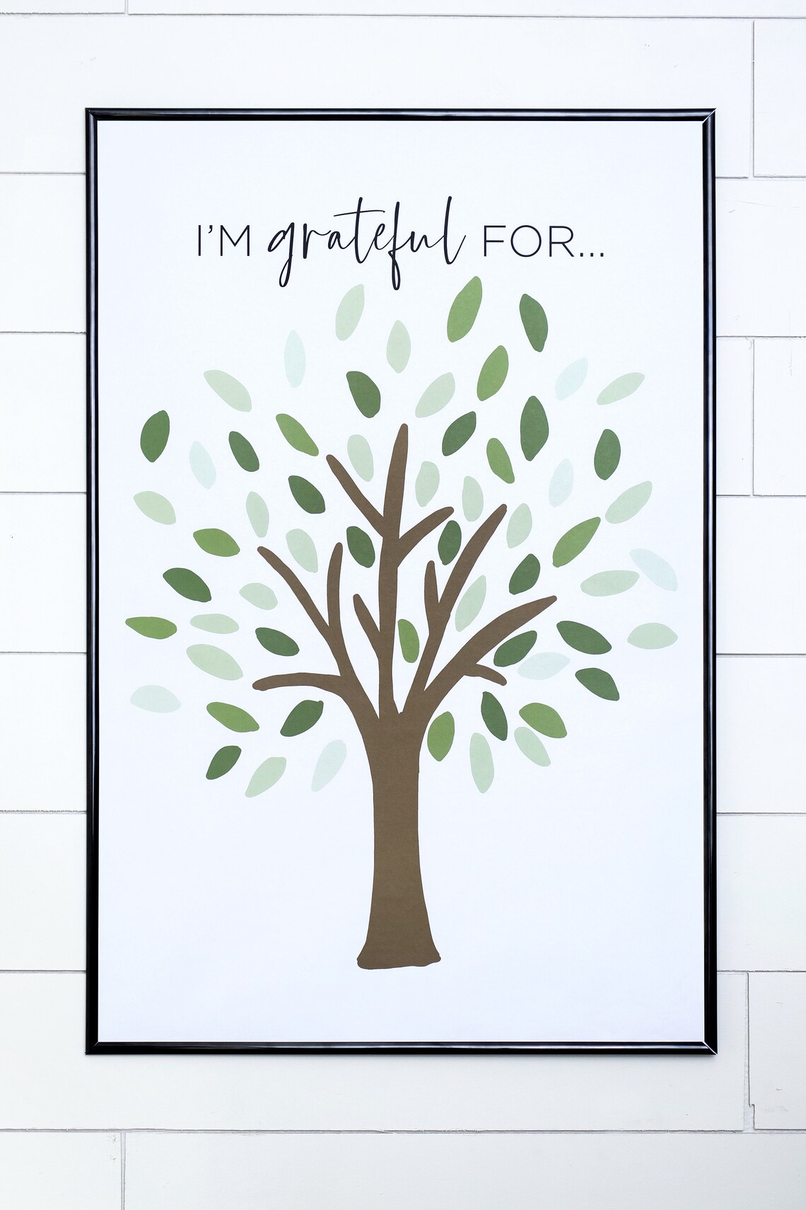 Oversized Thankful Tree (gratitude Tree) Print - Etsy