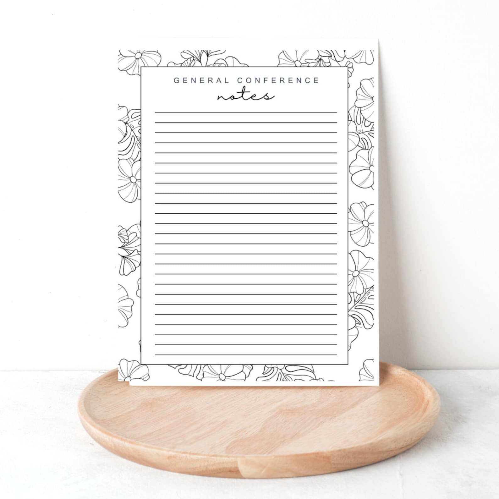 General Conference Packet 2023 General Conference Note Taking Printable ...