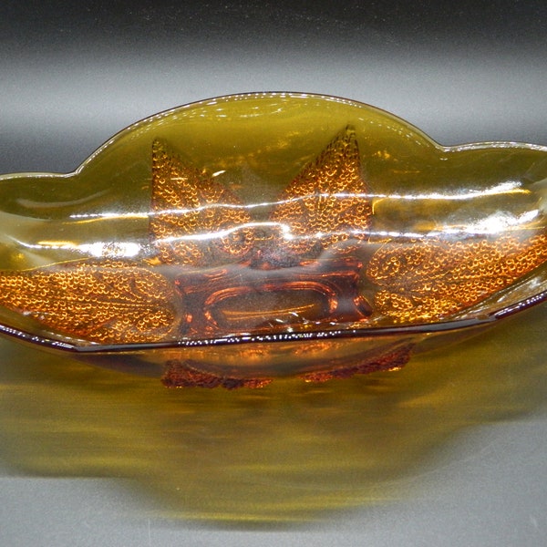 Amber Pressed Glass - Etsy
