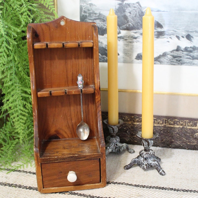 Wood Spoon Wall Rack - Etsy