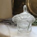 Vintage Clear Glass Wild Turkey Covered Candy Dish / Farmhouse Kitchen ...