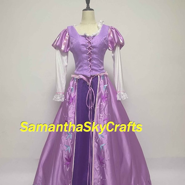 Rapunzel Adult Cosplay Dress - Etsy