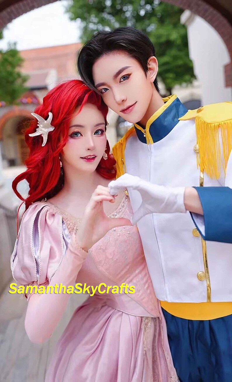 The Little Mermaid 2023 Movie Outfit Prince Eric Cosplay Costume ...