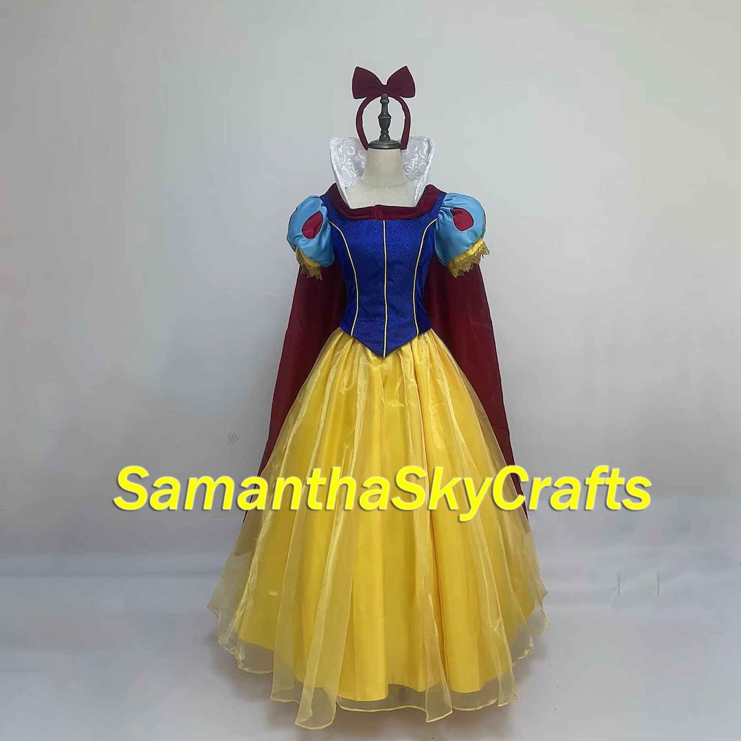Inspired by Princess Snow White Dress, Snow White Cosplay Costume, Snow White Dress Adult Woman ...