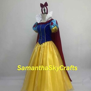 Inspired by Princess Snow White Dress, Snow White Cosplay Costume, Snow White Dress Adult Woman ...