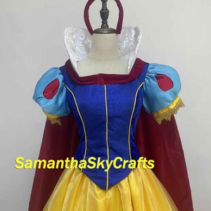 Inspired by Princess Snow White Dress, Snow White Cosplay Costume, Snow White Dress Adult Woman ...