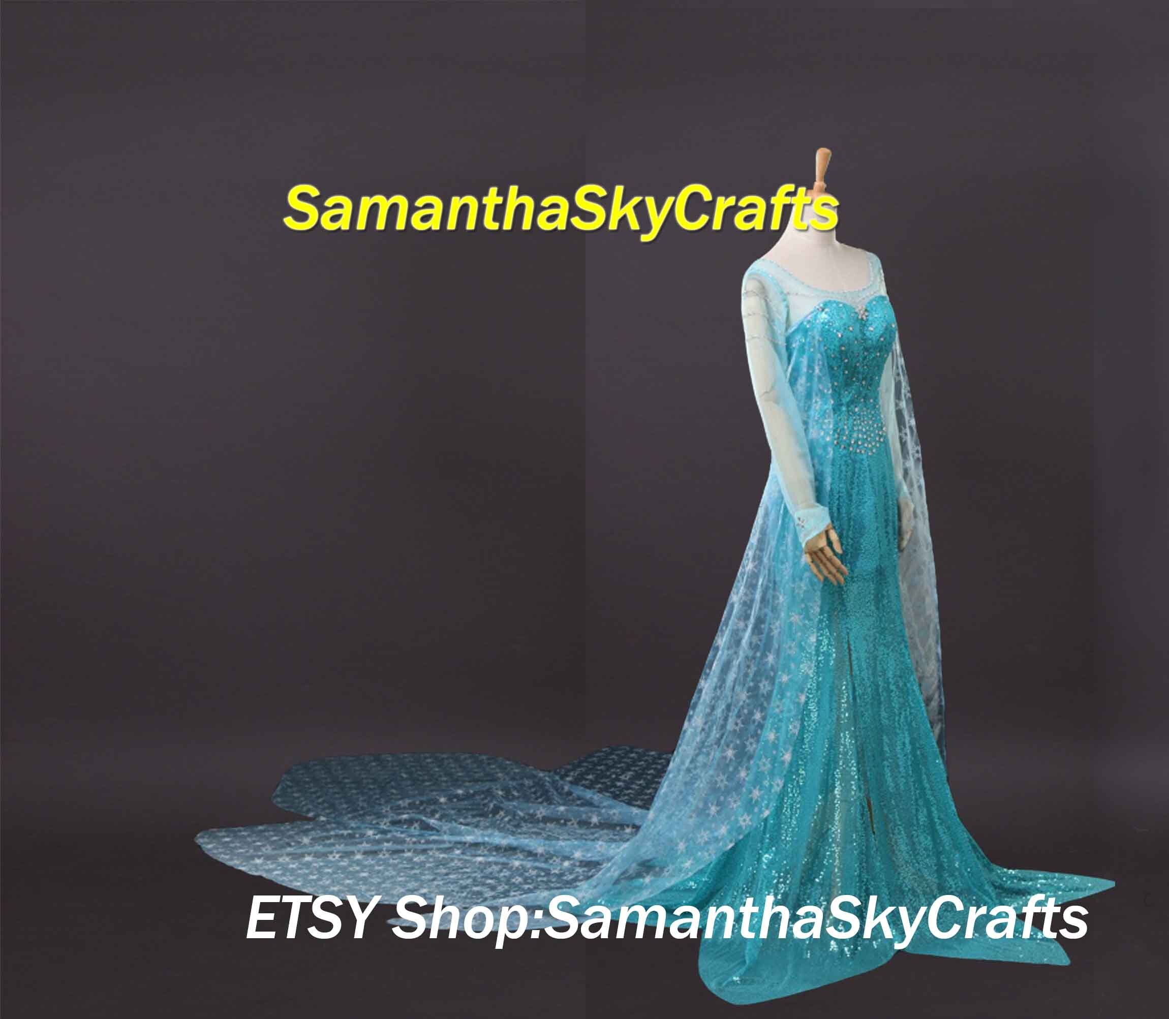 Frozen 2 Outfit Cosplay Costume Frozen 2 Elsa Princess Dress - Etsy UK