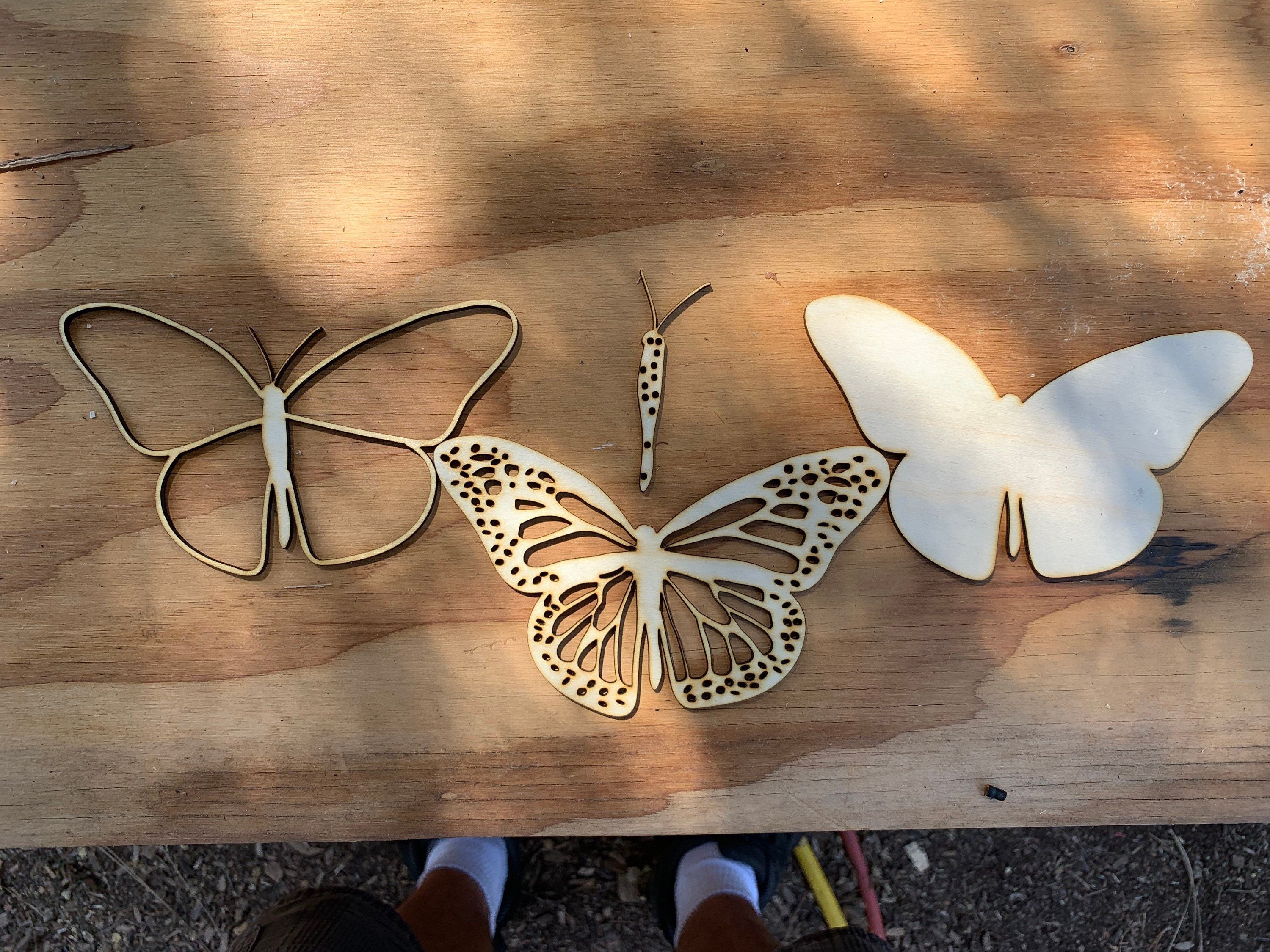 Multilayered Butterfly Laser Vinyl Cutter Files - Etsy