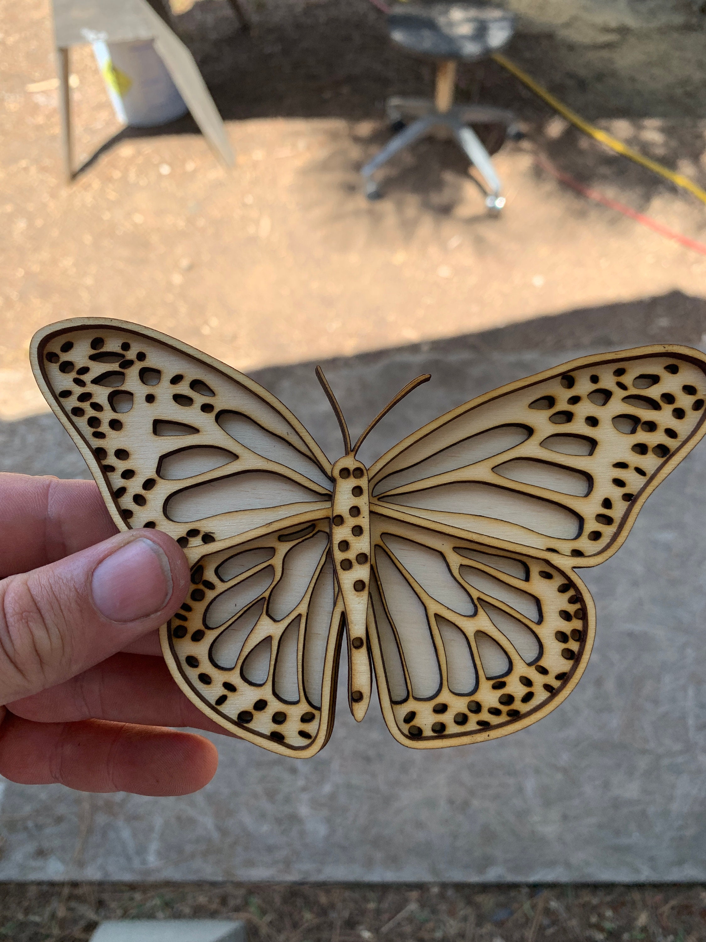 Multilayered Butterfly Laser Vinyl Cutter Files - Etsy