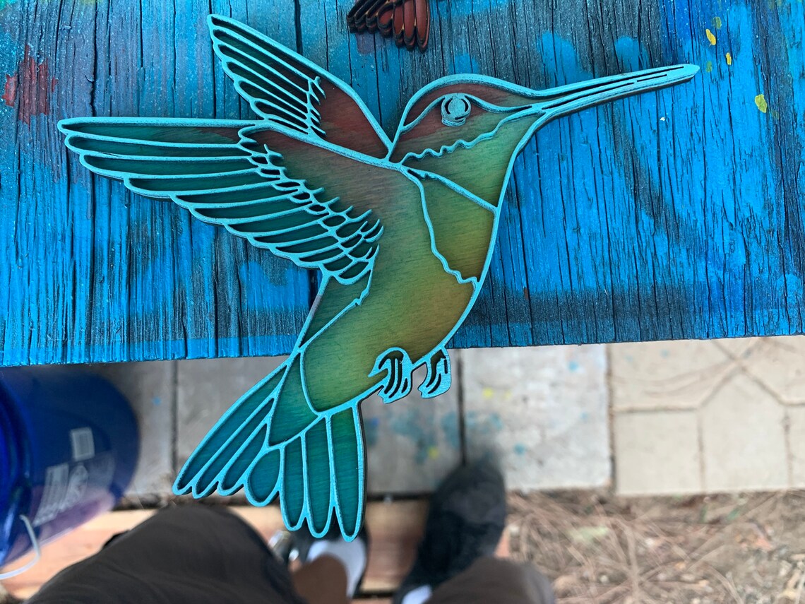 Hummingbird Laser / Vinyl Cutter File - Etsy