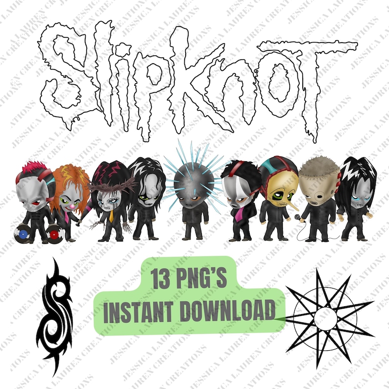 Slipknot Png, Slipknot Crew, Friends Instant Download - Etsy