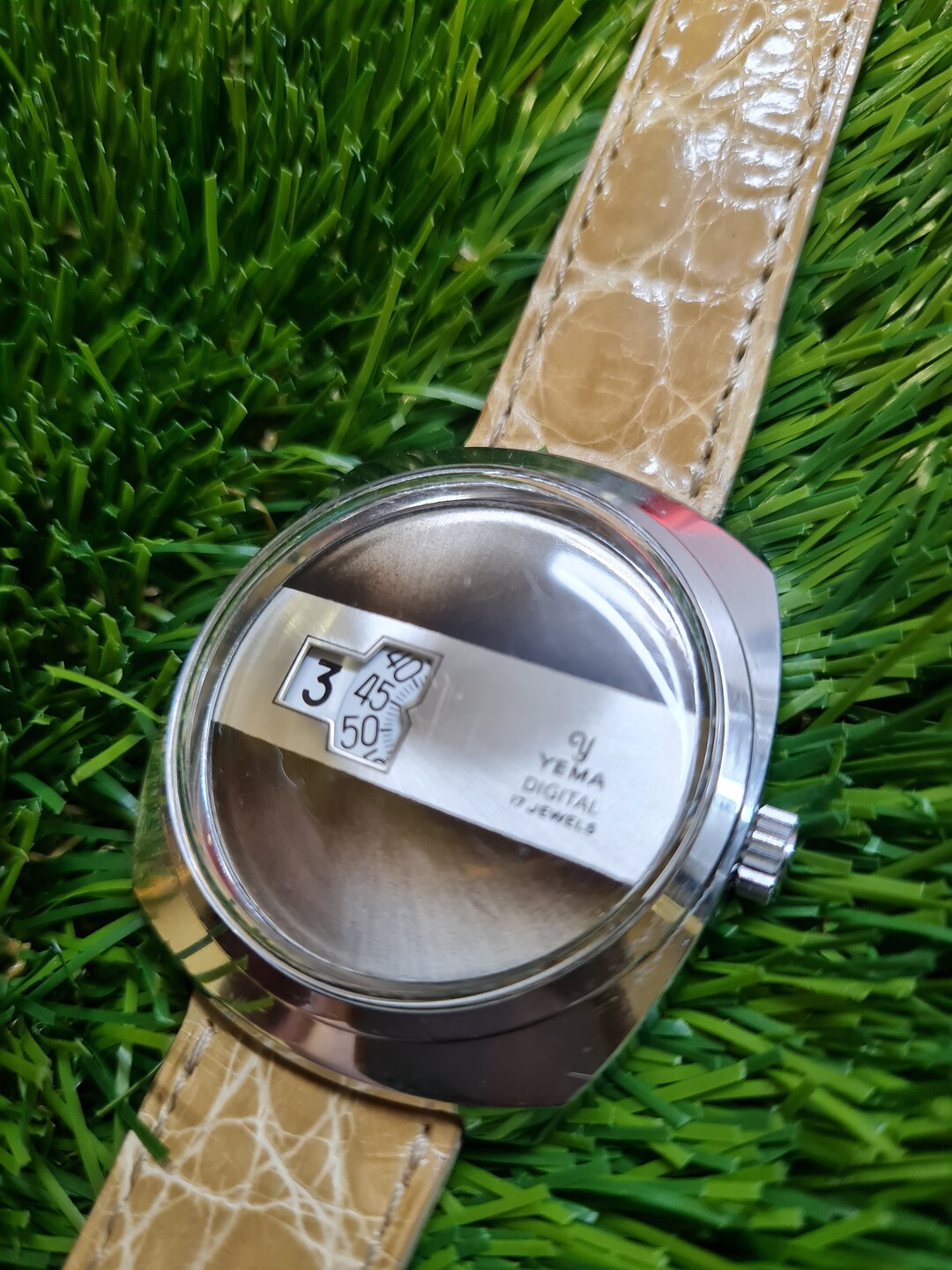 Vintage Yema Jump Hour Watch Mechanical - Etsy