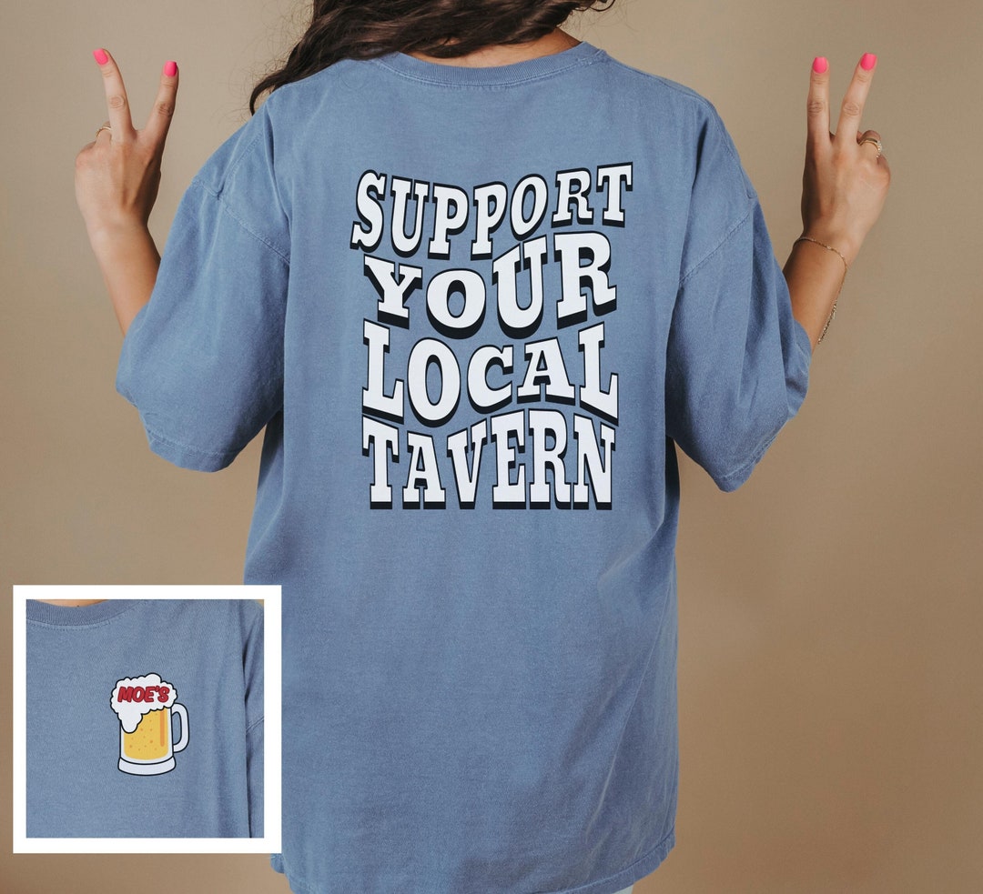 Simpsons Moe's Tavern Tee | Vintage Cartoon T-shirt: Unisex Simpsons Shirt | Simpsonsland ...